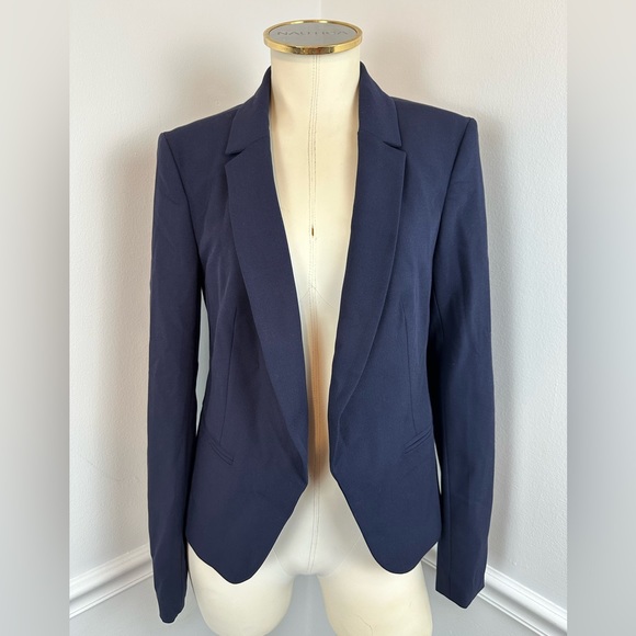 LOFT | Jackets & Coats | Loft Navy Openfront Business Career Blazer Nwt ...